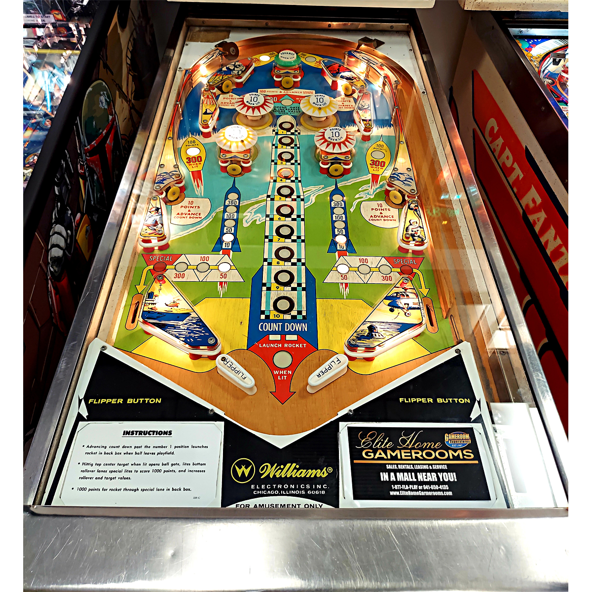 Apollo Pinball Machine - Elite Home Gamerooms | Order Now!