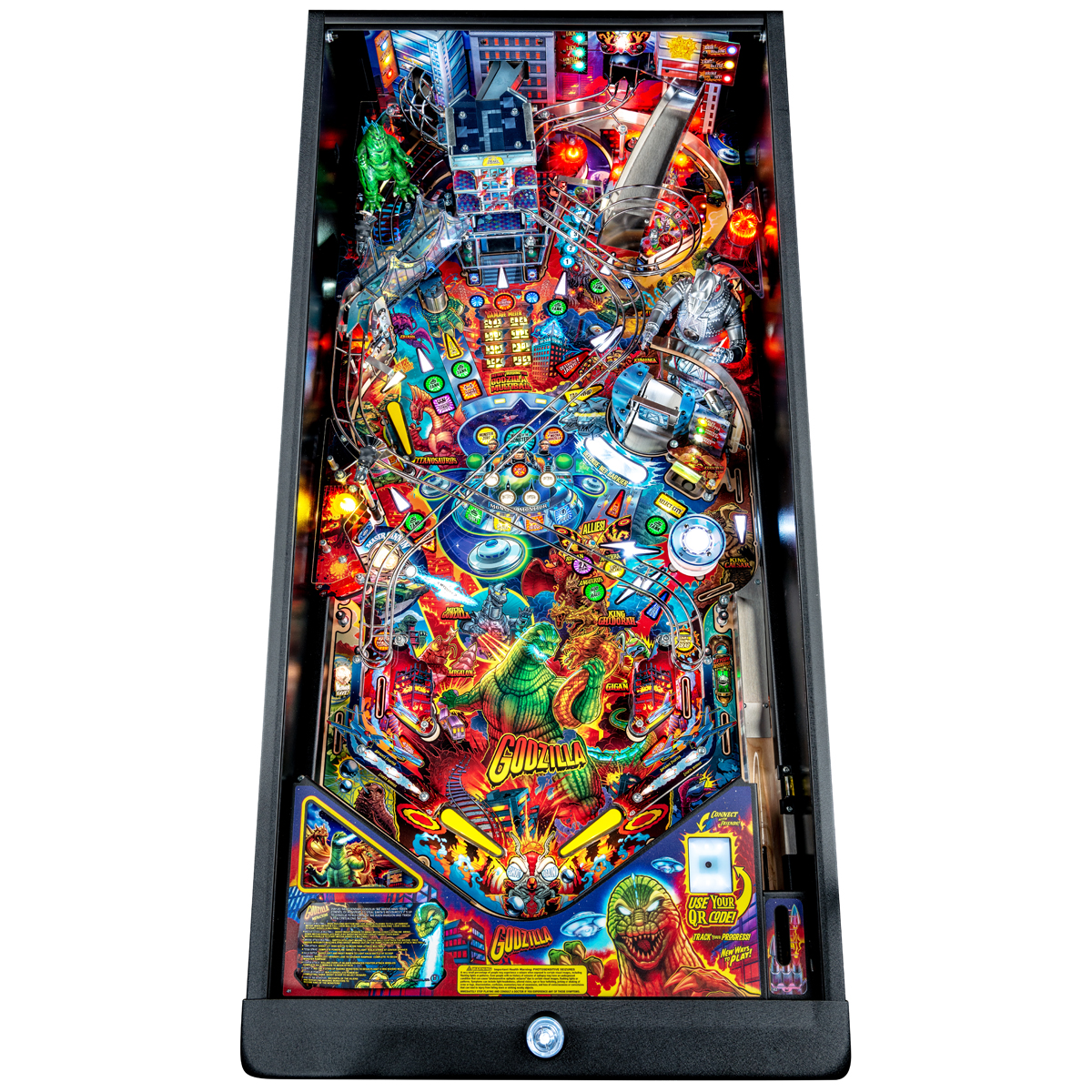 Godzilla Premium Pinball Machine - Elite Home Gamerooms