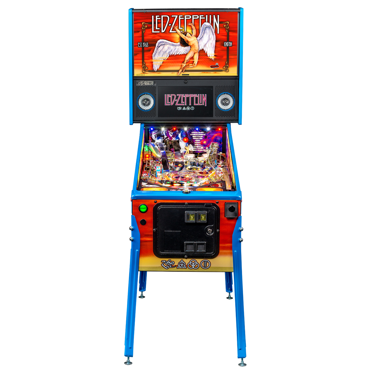 Led Zeppelin Limited Edition Pinball Machine - Elite Home Gamerooms