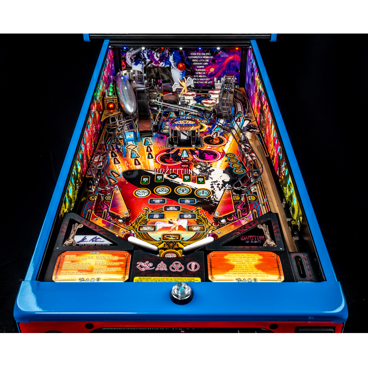 Led Zeppelin Limited Edition Pinball Machine - Elite Home Gamerooms