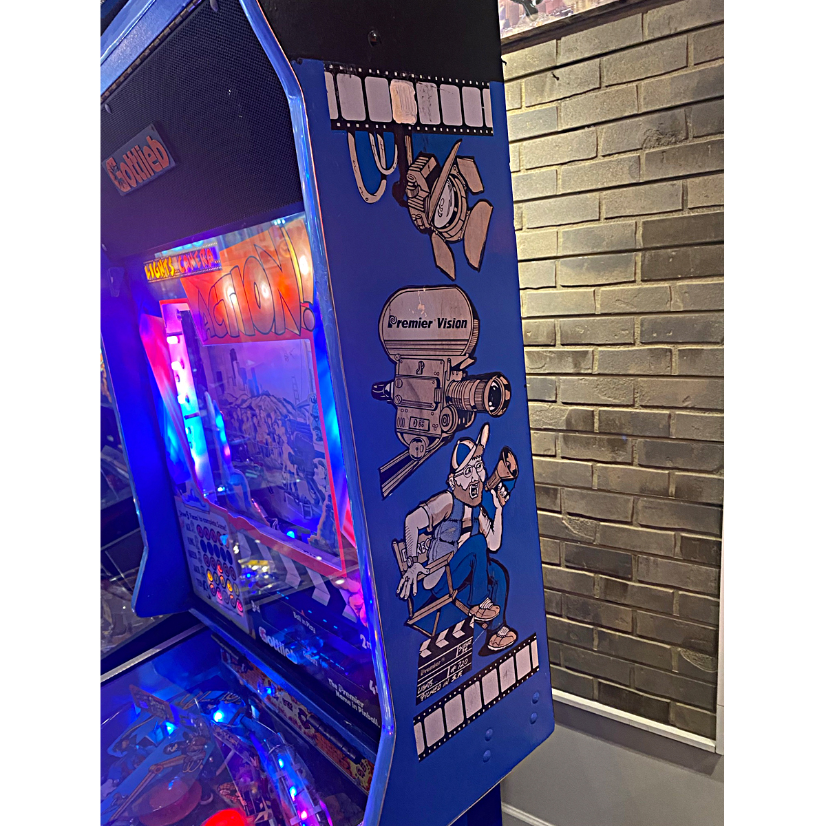 Lights...Camera...Action! Pinball Machine - Elite Home Gamerooms