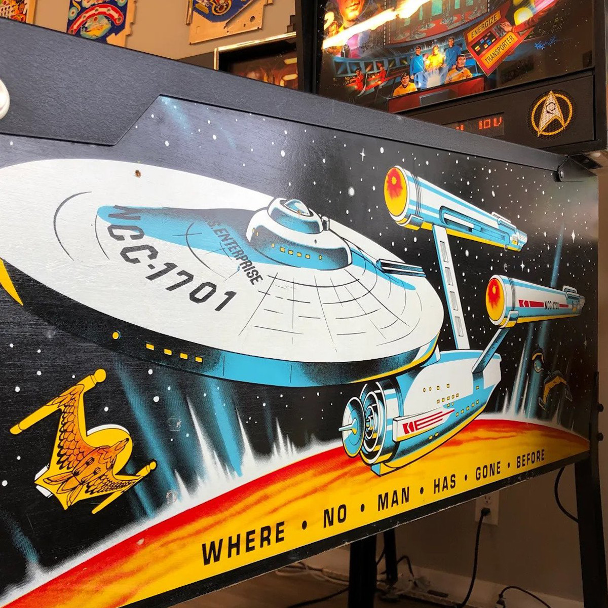 Star Trek Pinball Machine - Data East - Elite Home Gamerooms