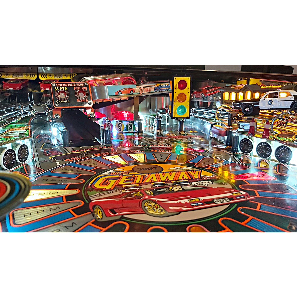 Getaway: High Speed II Pinball Machine - Elite Home Gamerooms