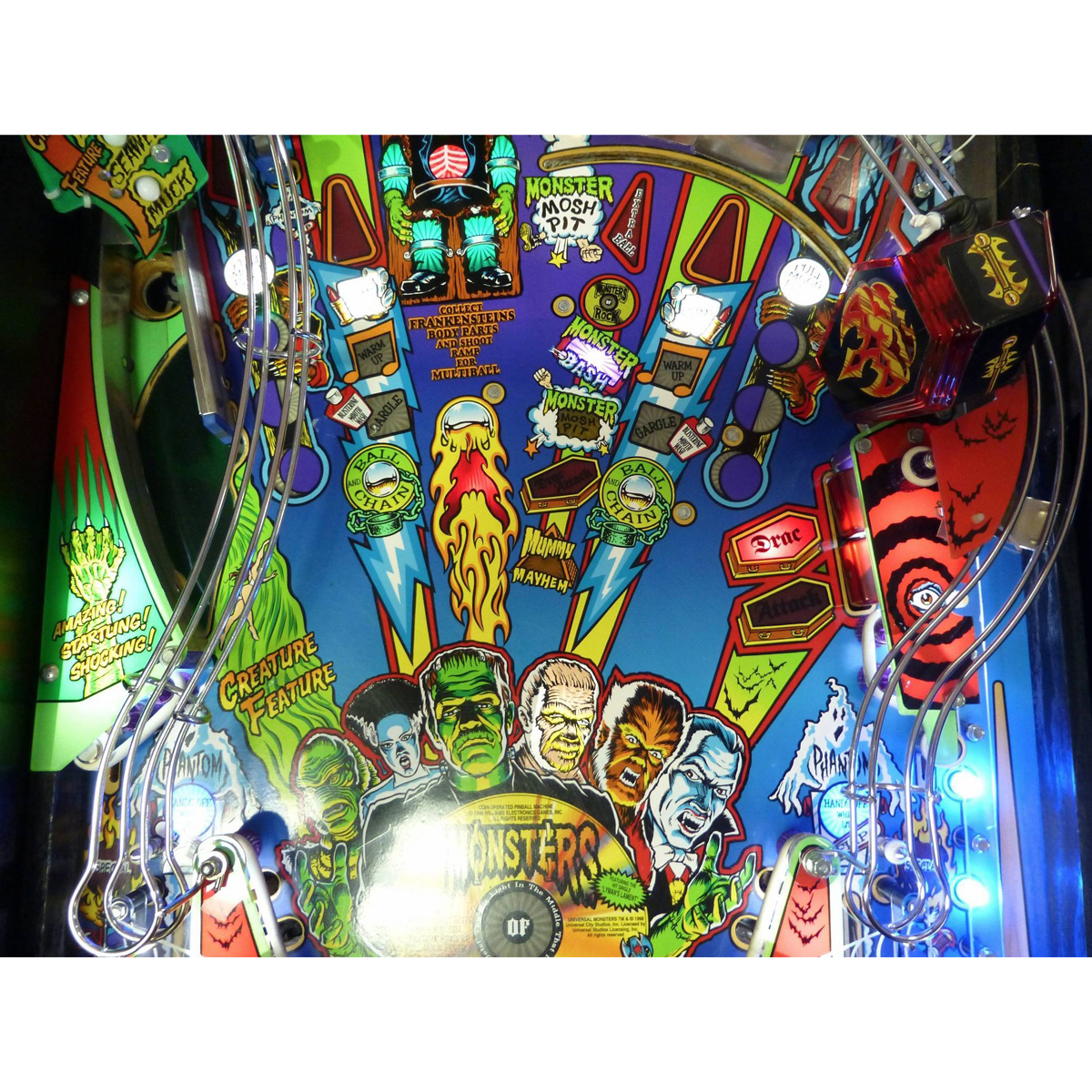 Monster Bash Pinball Machine by Williams - Elite Home Gamerooms