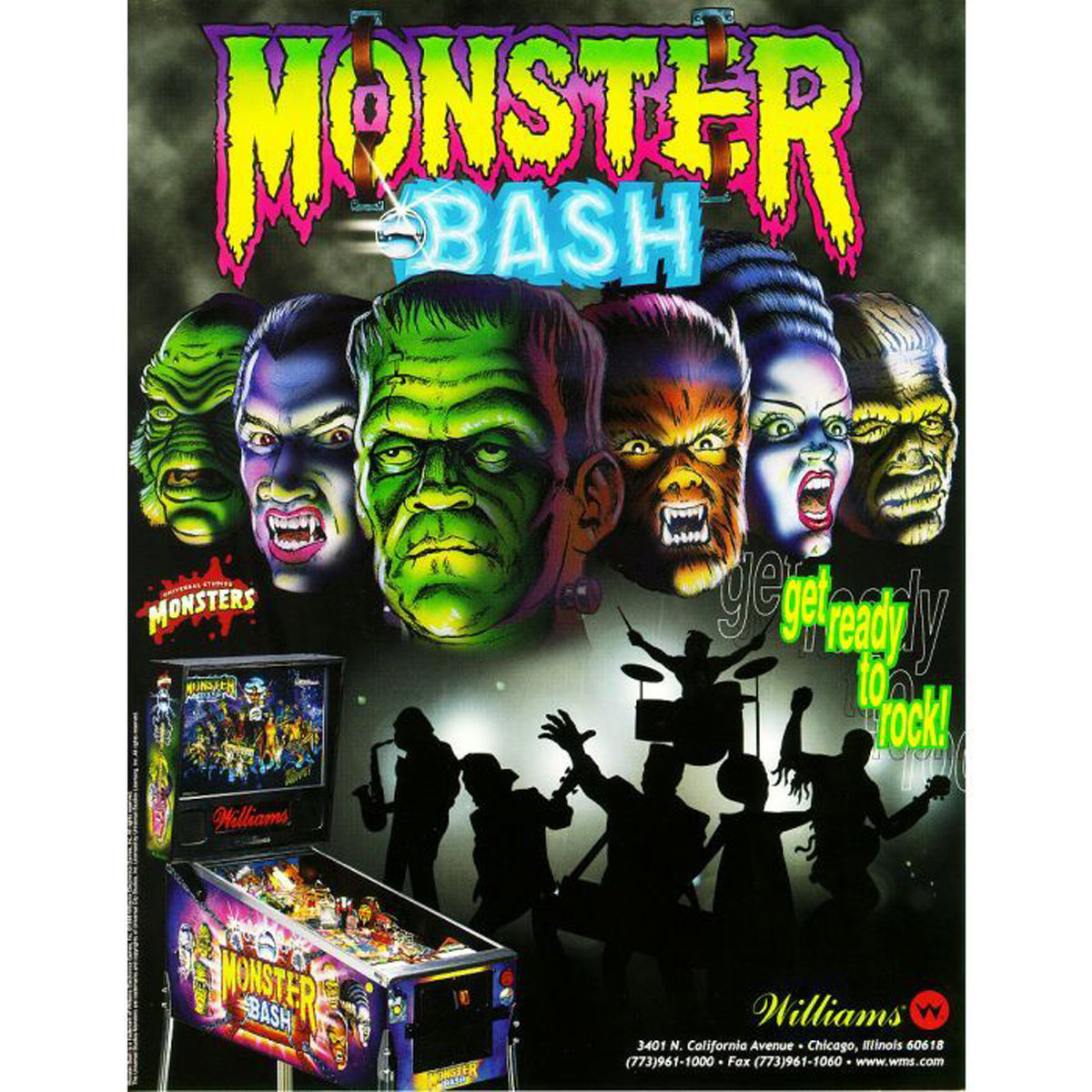 Monster Bash Pinball Machine by Williams - Elite Home Gamerooms