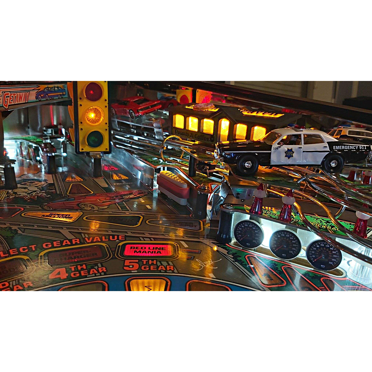 Getaway: High Speed II Pinball Machine - Elite Home Gamerooms