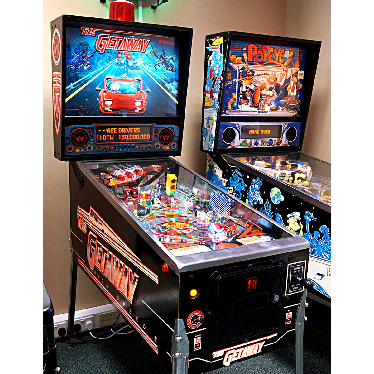 Getaway: High Speed II Pinball Machine - Elite Home Gamerooms