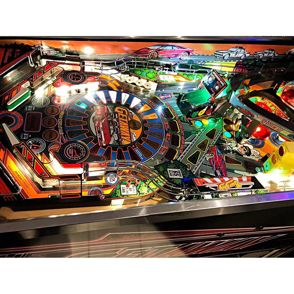 Getaway: High Speed II Pinball Machine - Elite Home Gamerooms