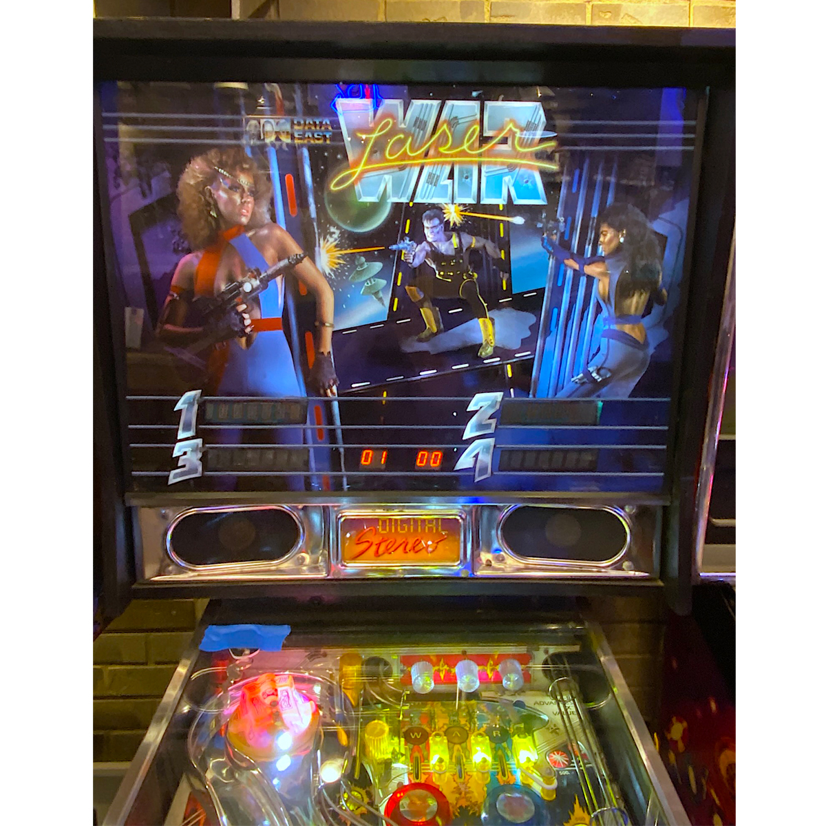 Laser War Pinball Machine - Elite Home Gamerooms
