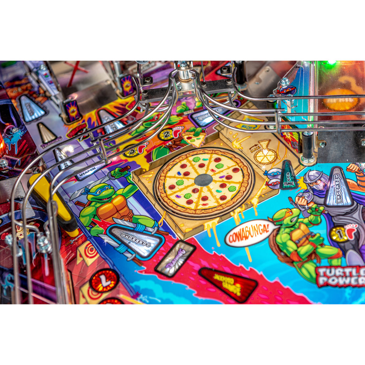 Teenage Mutant Ninja Turtles Premium Pinball Machine - Elite Home Gamerooms
