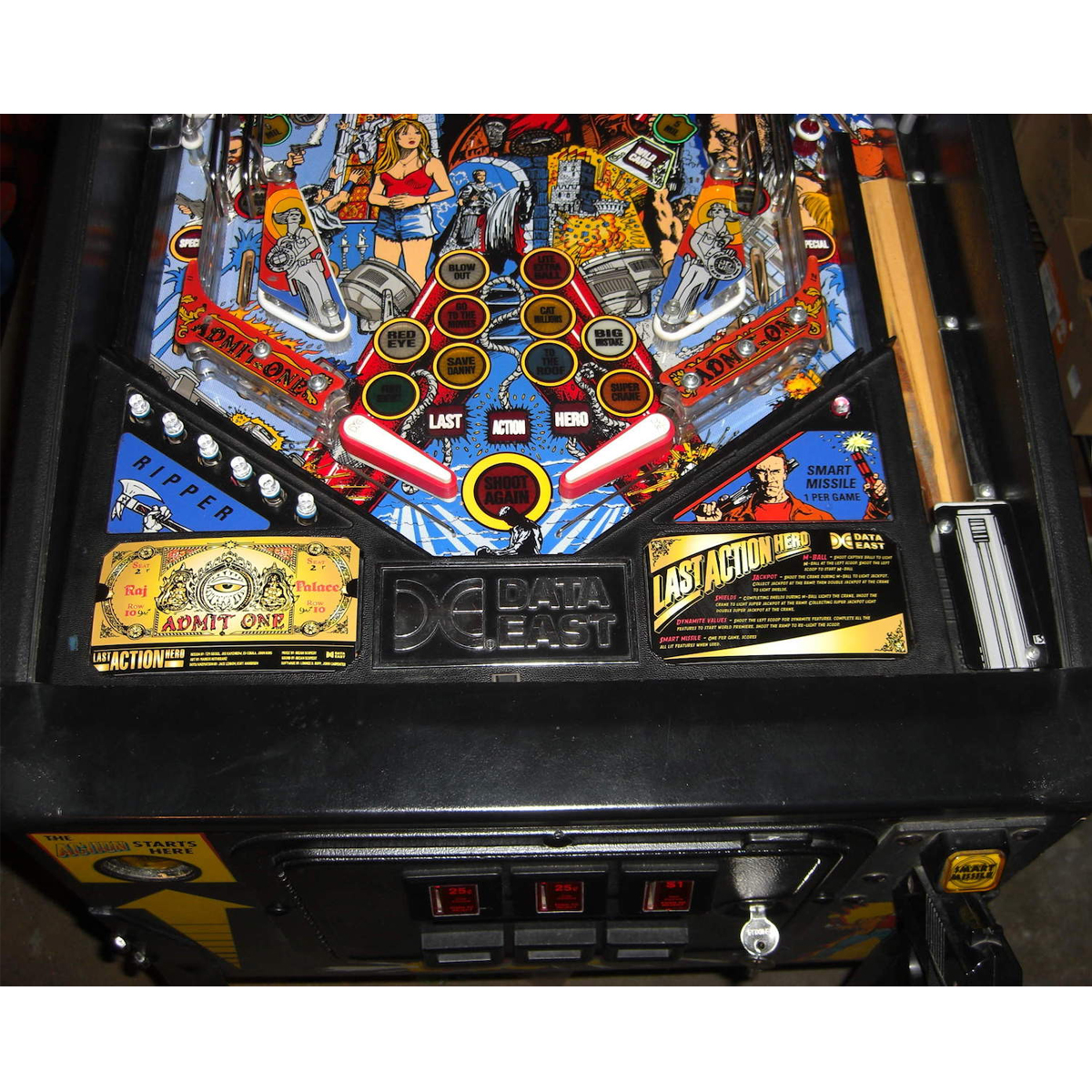 Last Action Hero Pinball Machine - Elite Home Gamerooms