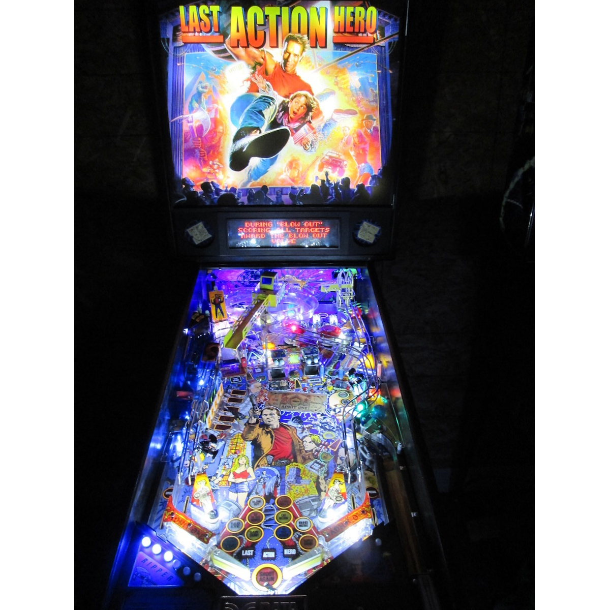 Last Action Hero Pinball Machine - Elite Home Gamerooms