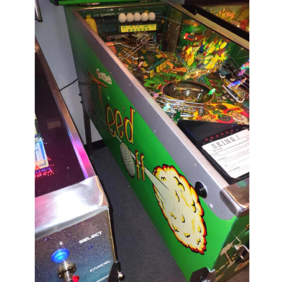 Tee'd Off Pinball Machine - Elite Home Gamerooms