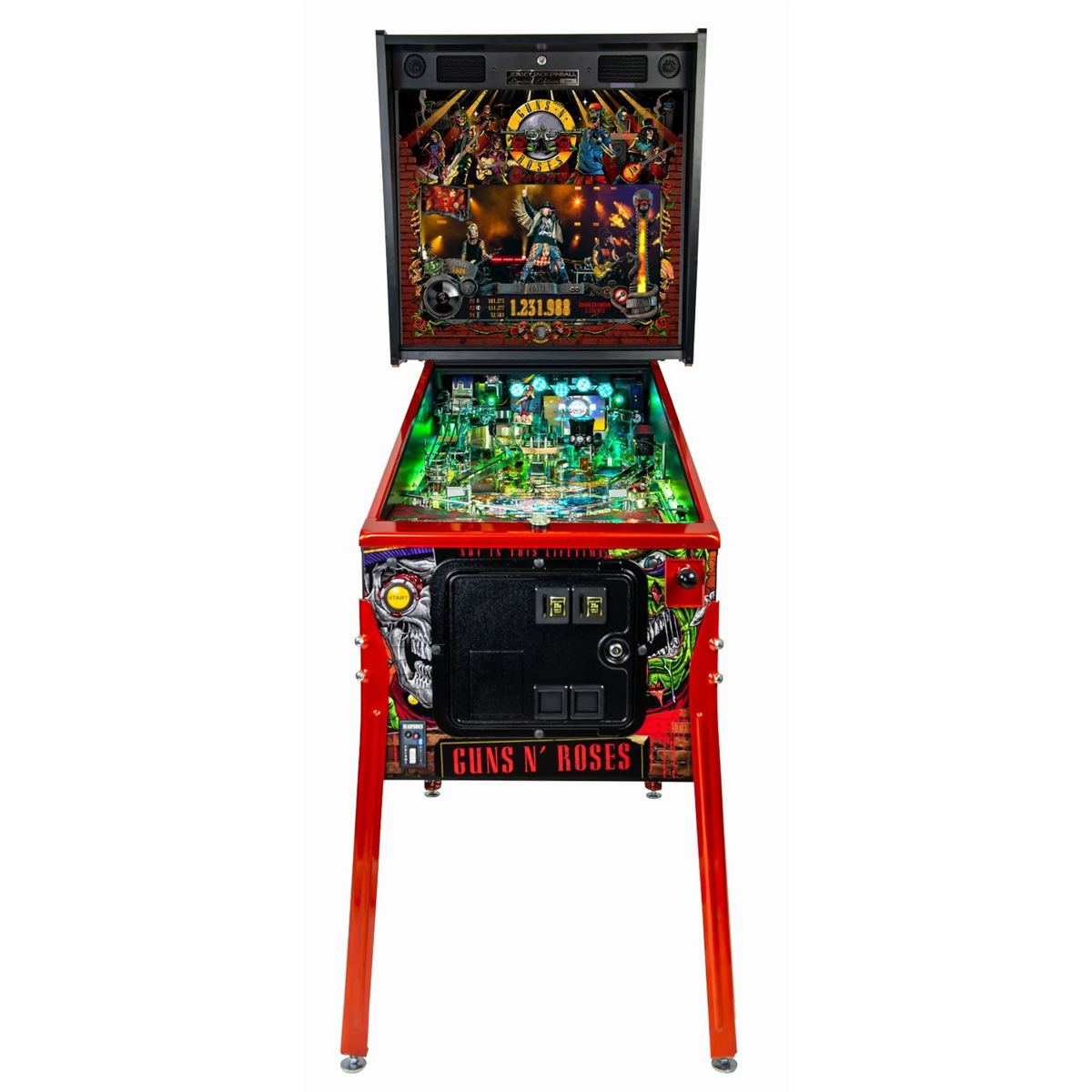 Guns N' Roses Limited Edition Pinball Machine - Elite Home Gamerooms