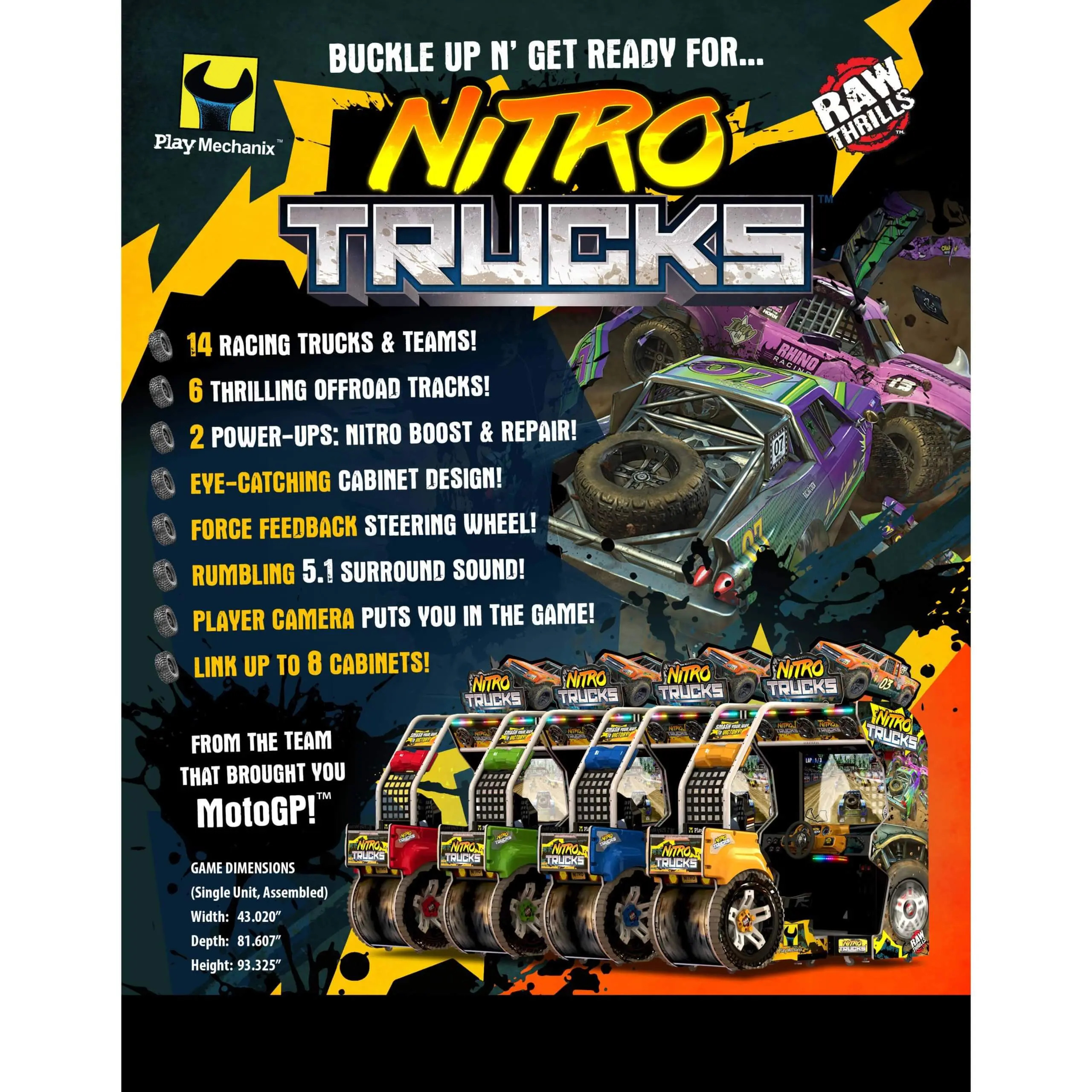 Nitro Trucks Offroad Racing Arcade - Elite Home Gamerooms | Arcade Games