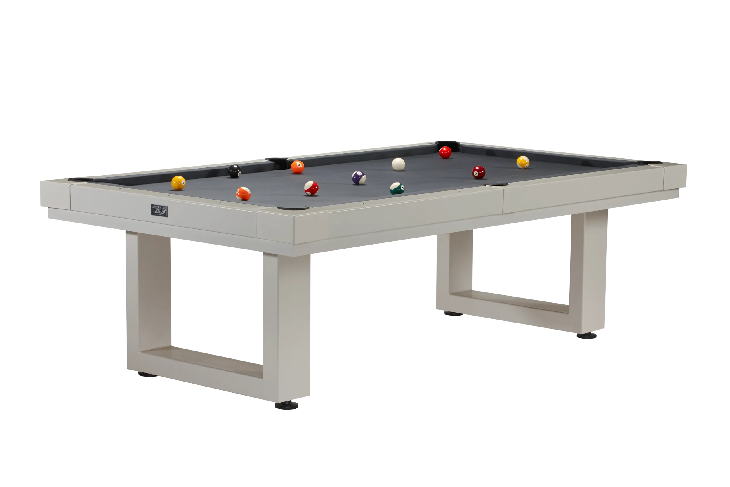 Lanai 8' Outdoor Pool Table (Oyster Grey) - Elite Home Gamerooms