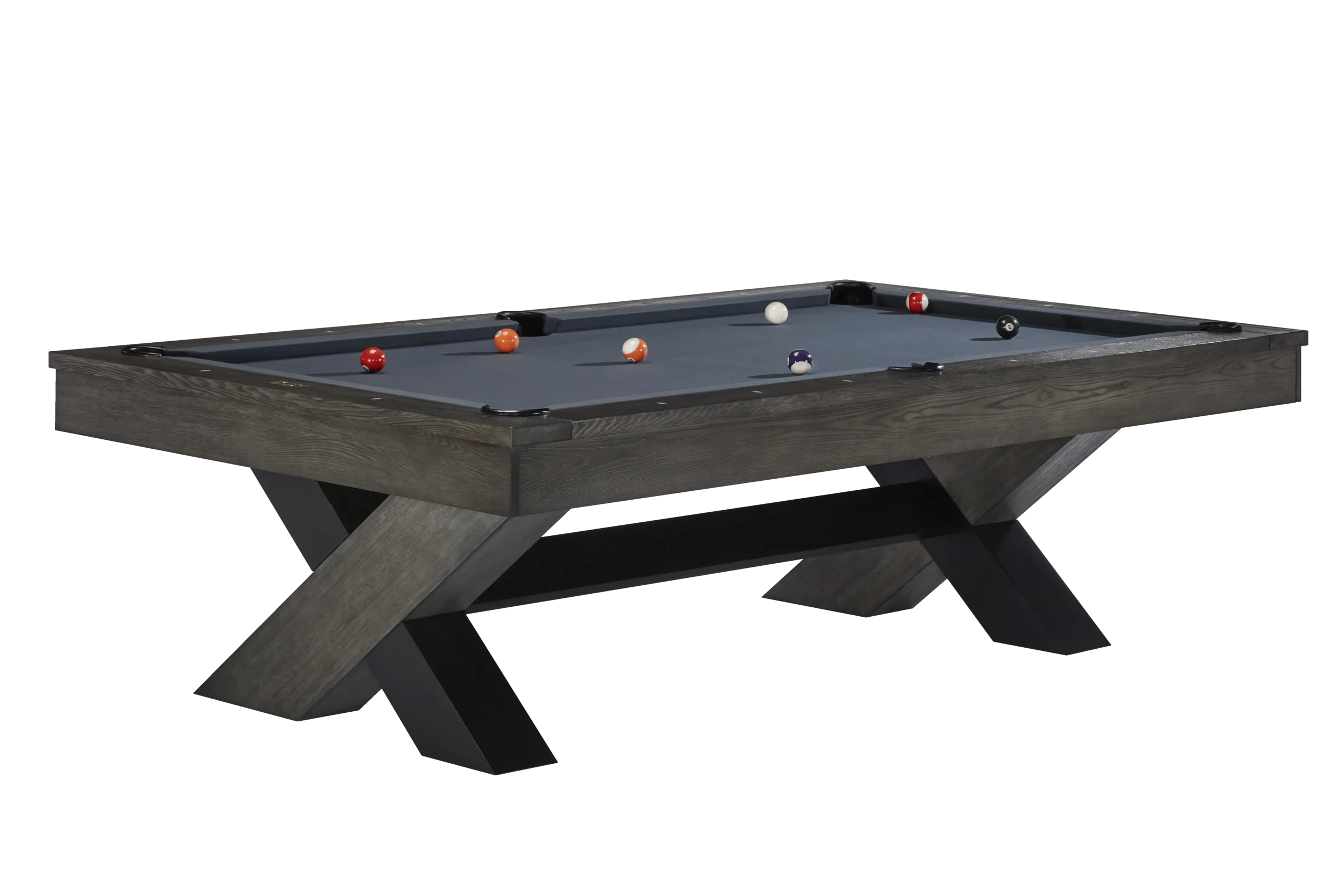 Halifax 8' Pool Table (Charcoal) - Elite Home Gamerooms
