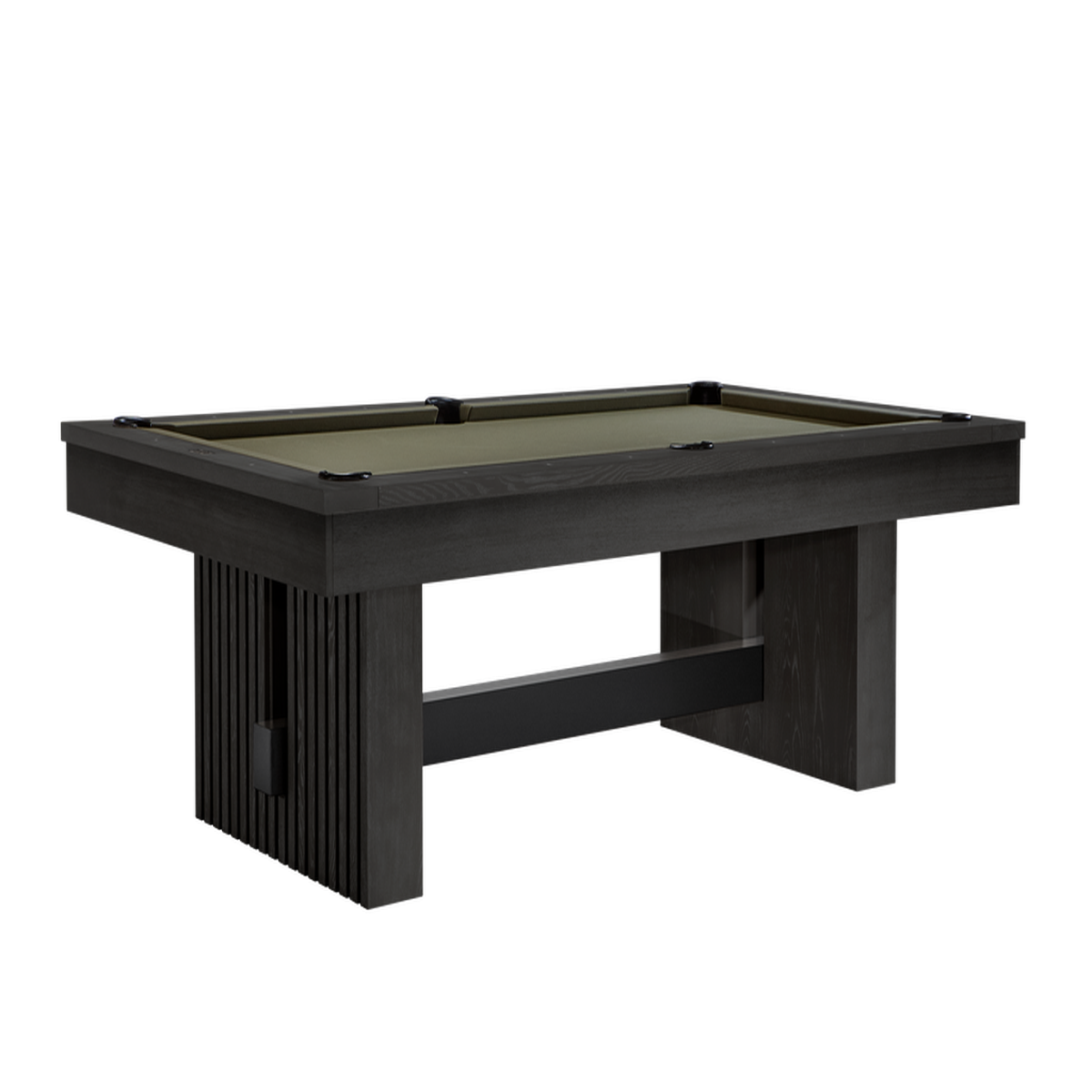 Vancouver 8' Pool Table (Black Ash) - Elite Home Gamerooms