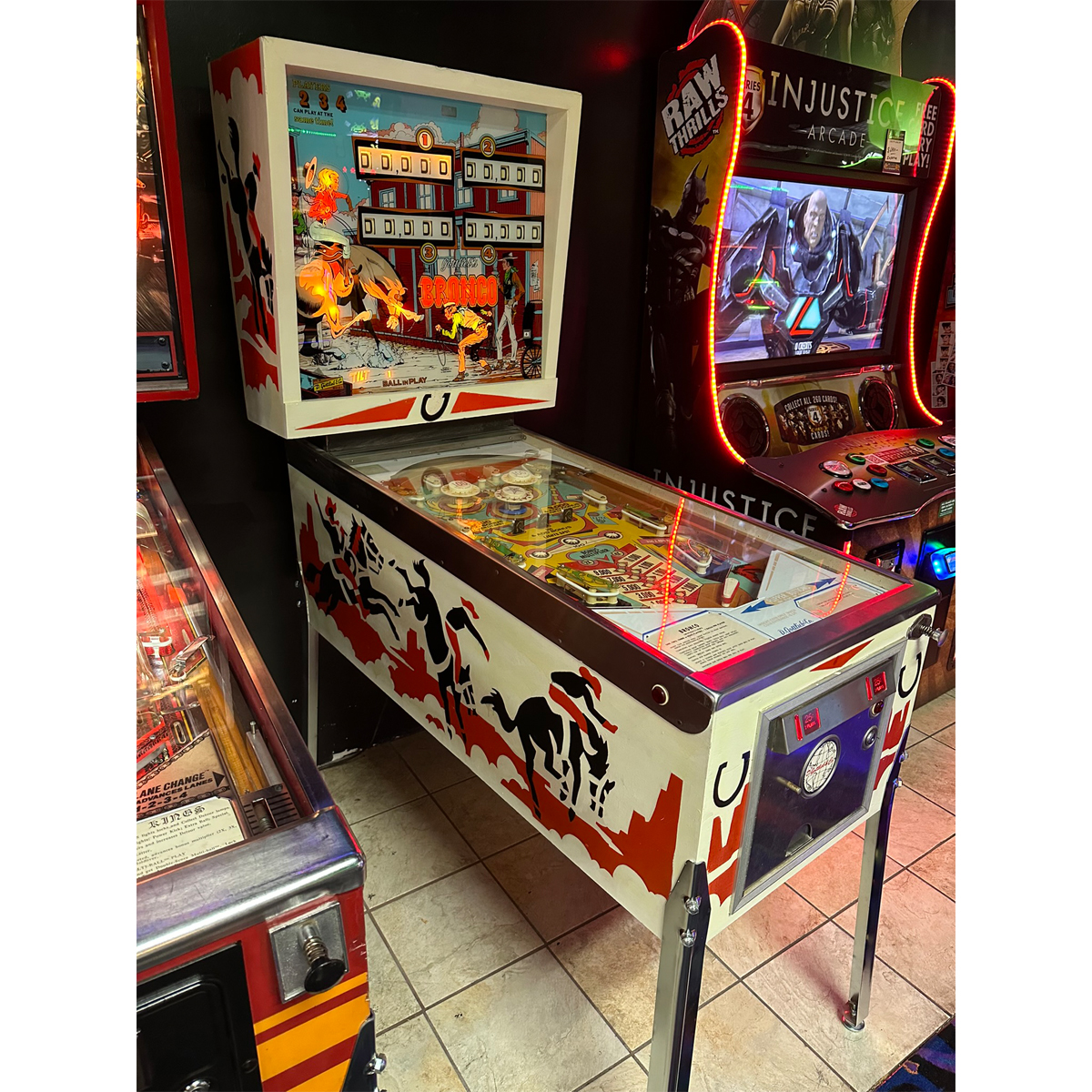 Bronco Pinball Machine - Elite Home Gamerooms