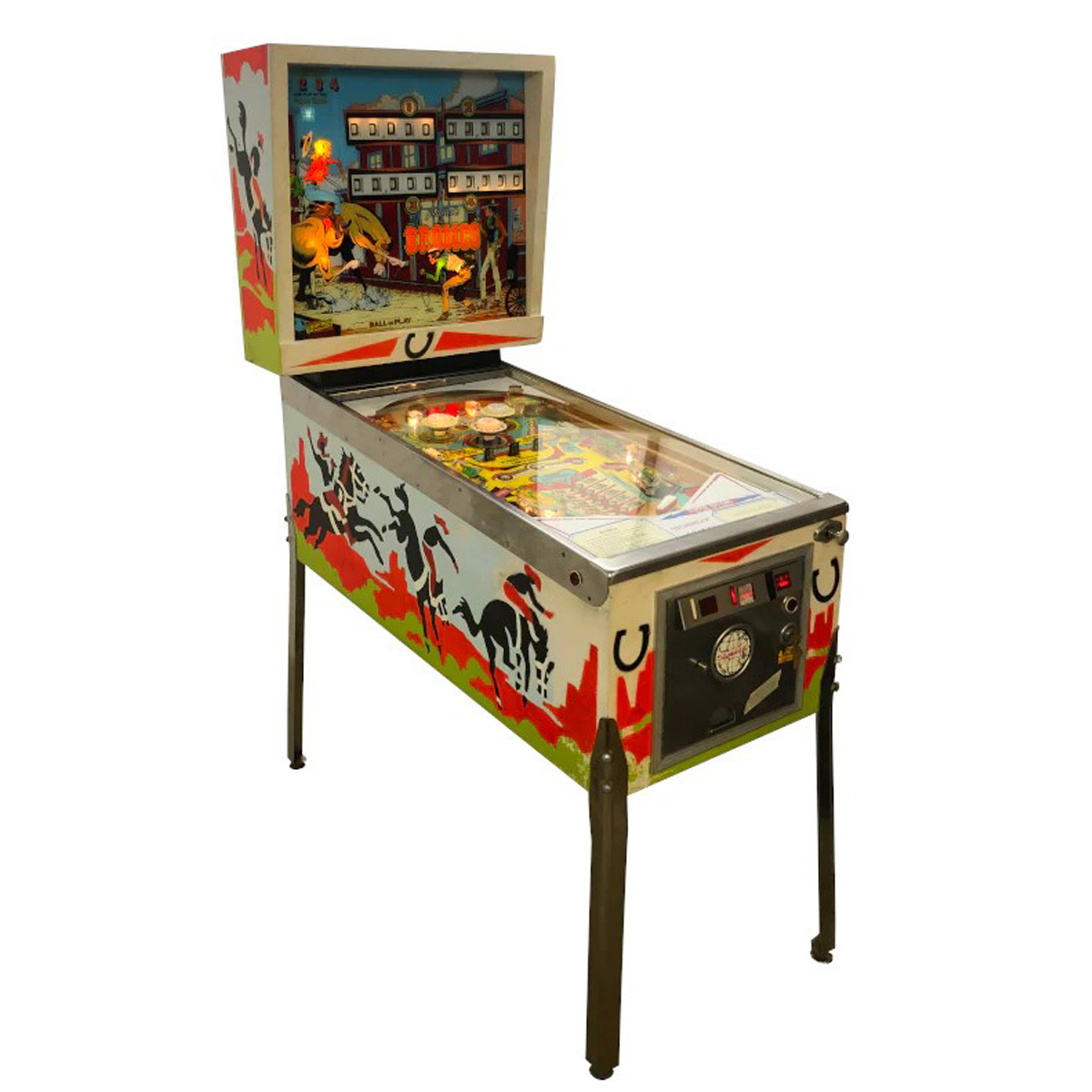 Bronco Pinball Machine - Elite Home Gamerooms