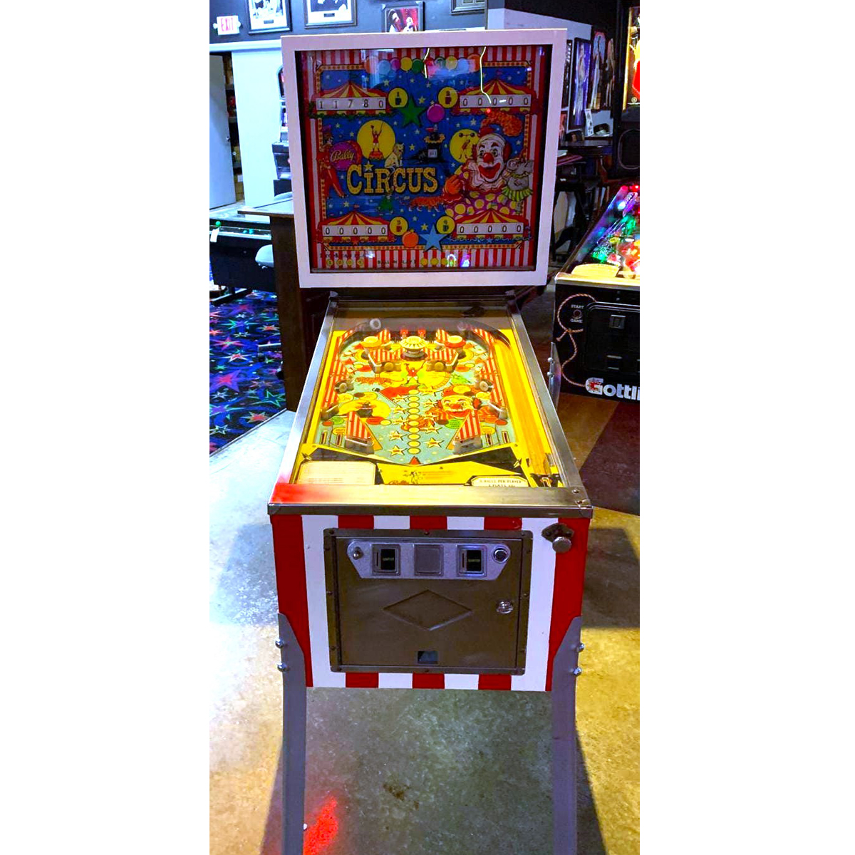 Circus Pinball Machine - Elite Home Gamerooms