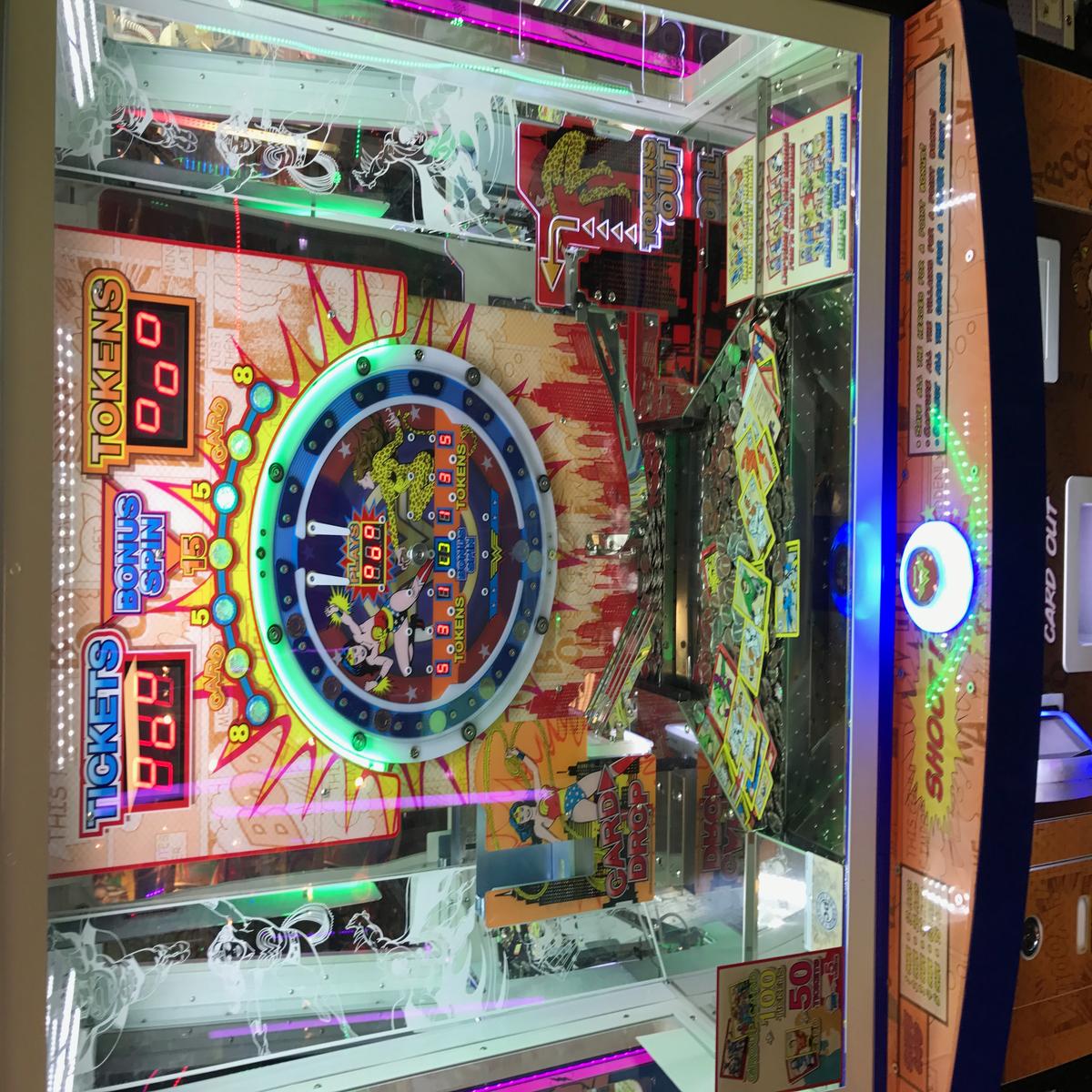 DC Superheroes Coin Pusher 4P - Elite Home Gamerooms