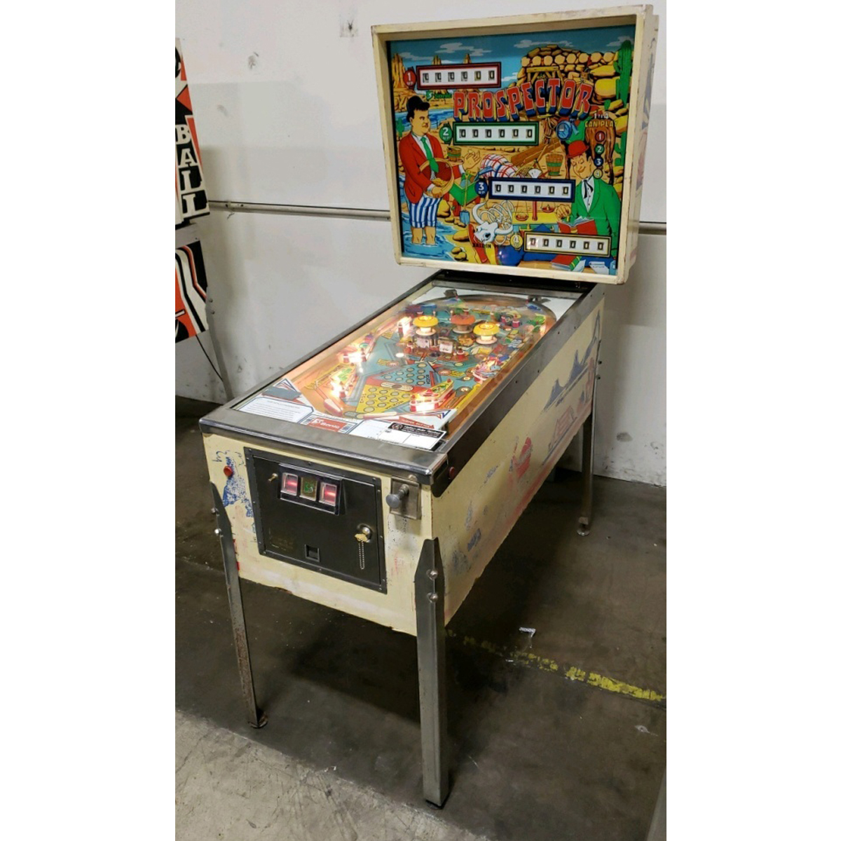 Prospector Pinball Machine - Elite Home Gamerooms