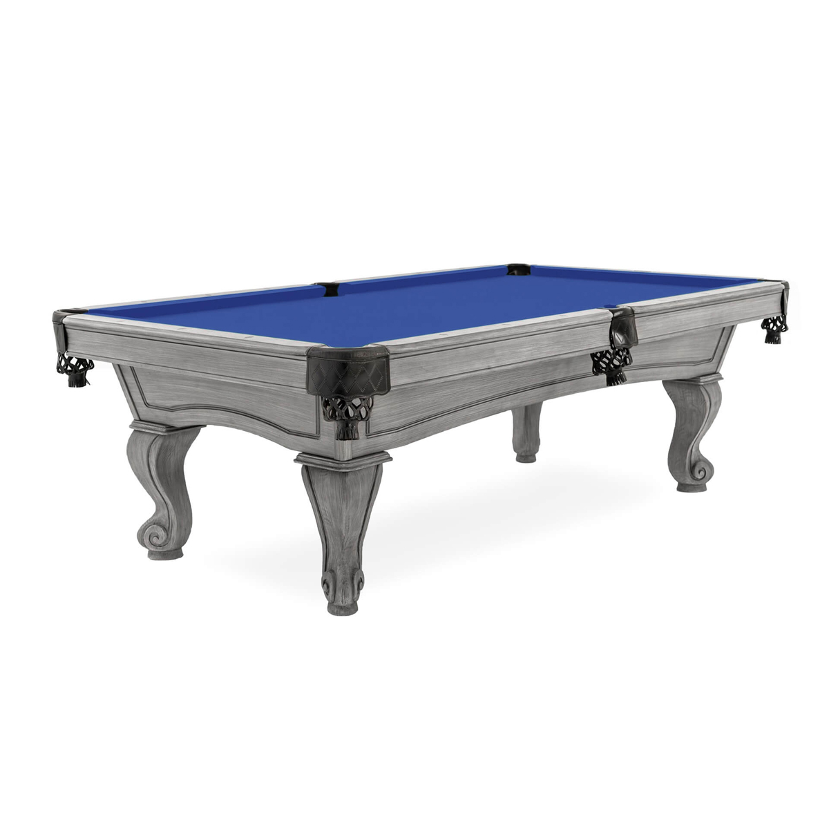 Resolute Pool Table - Ram Horn Legs - Silver Mist - Elite Home ...