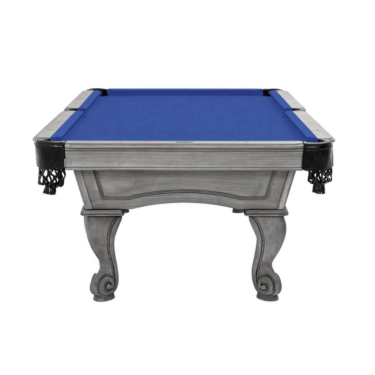 Resolute Pool Table - Ram Horn Legs - Silver Mist - Elite Home ...
