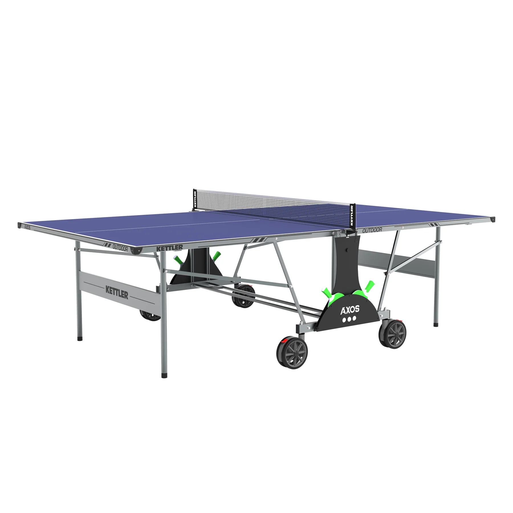 Axos Outdoor Table Tennis Table 2-Player Bundle - Elite Home Gamerooms