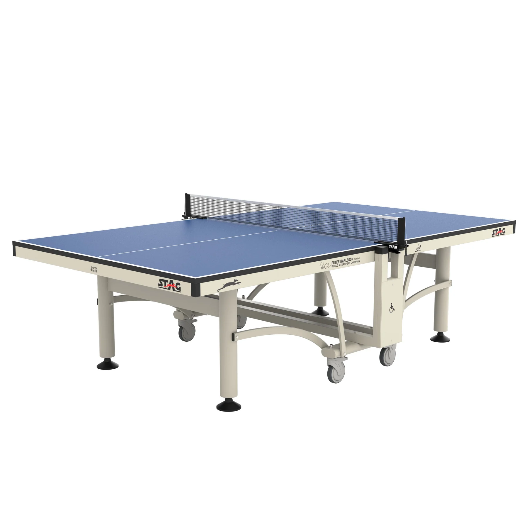Peter Karlsson Competition Indoor Table Tennis Table - Elite Home Gamerooms
