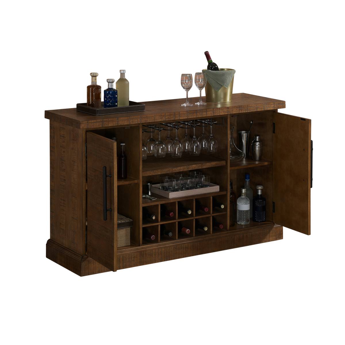 Gateway Wine Cabinet (Reclaimed Wood) - Elite Home Gamerooms