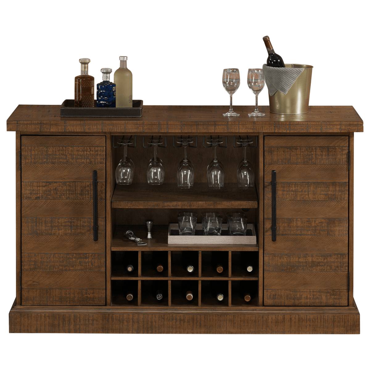 Gateway Wine Cabinet (Reclaimed Wood) - Elite Home Gamerooms