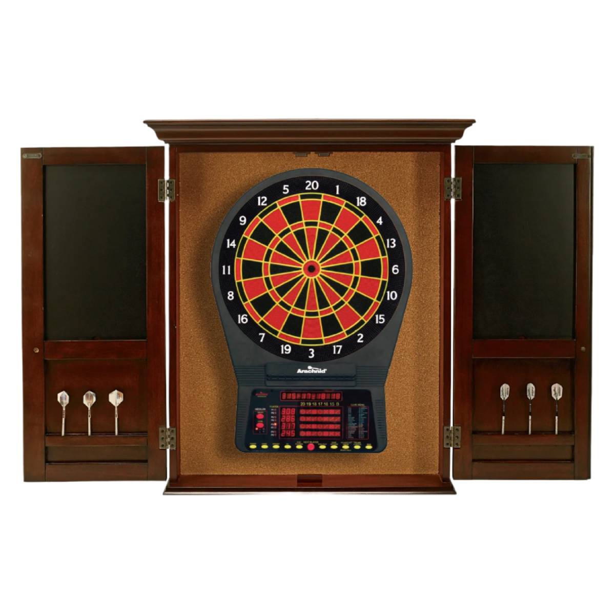 Windsor Dartboard Cabinet (Espresso) - Elite Home Gamerooms